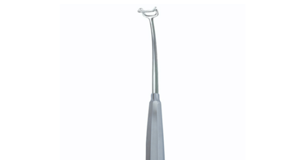 BECKMANN Adenoid Curette, Fig. 1, blade 13 mm, Length 21.5 cm/8½”